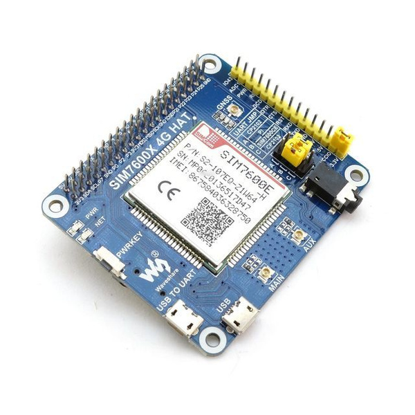 Waveshare GPRS GSM 4G шилд (HAT) SIM7600E-H 4G HAT купить на OZON по ...