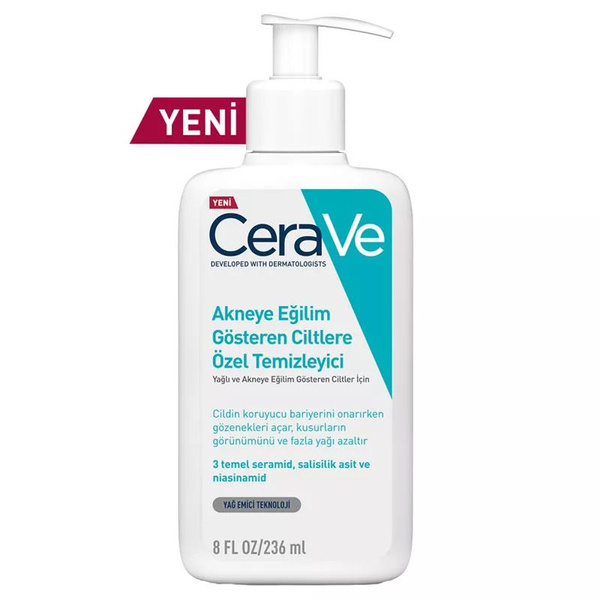 CeraVe Очищающее средство для кожи, склонной к акне 236 мл - купить с ...
