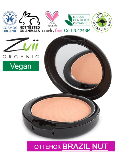 Zuii Organic Тональная пудра Flora Ultra Powder Foundation, оттенок ...