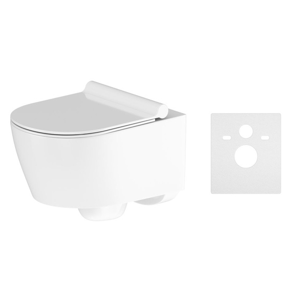 Подвесной унитаз Damixa Official, направление выпуска: Горизонтальное ...