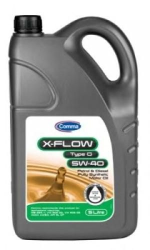 X-flow type g 5w-40 масло моторное 100% синтетика 5л Comma XFG5L купить ...