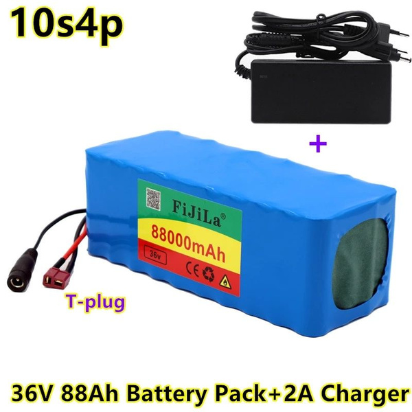 36v 88ah 10s4p Аккумулятор 500w Мощный аккумулятор 42v 8800mah ...