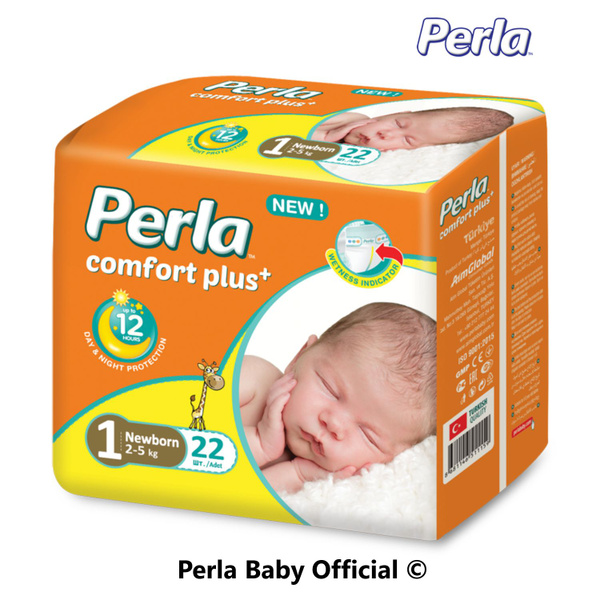 Подгузники для новорожденных детские Perla Eco Newborn для детей 2-5 кг ...