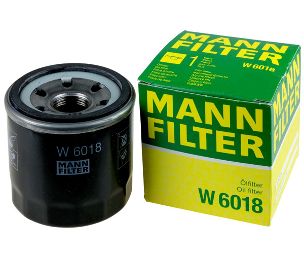 Фильтр масляный MANN FILTER W6018 - купить по выгодным ценам в интернет-магазине OZON (838270821)