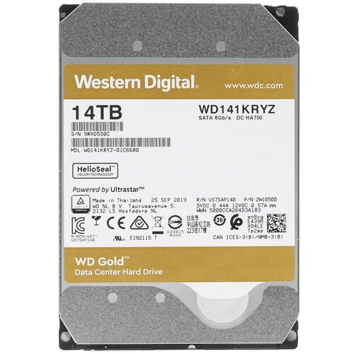 14 ТБ Внутренний жесткий диск Western Digital Gold (WD141KRYZ ...