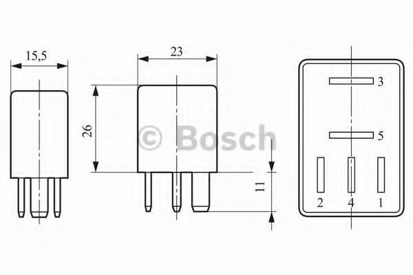 Реле Bosch 0 332 201 107 - Bosch арт. 0 332 201 107 - купить по ...