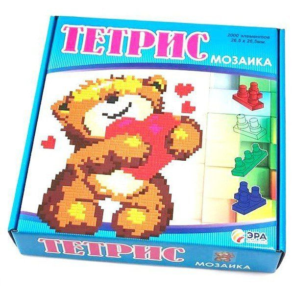Набор для творчества Тетрис-мозаика Мишка - купить с доставкой по ...