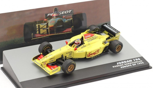 Машинка Формула 1, Jordan 196 Рубенс Баррикелло, 1996 - купить с ...