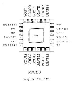 Запчасть для мобильного устройства AiTech Микросхема RT8223BGQW DS ...