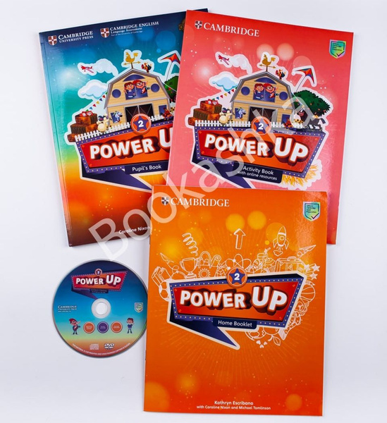 Power Up Level 2. Pupil's Book (with DVD)+Activity Book+Home Booklet ...