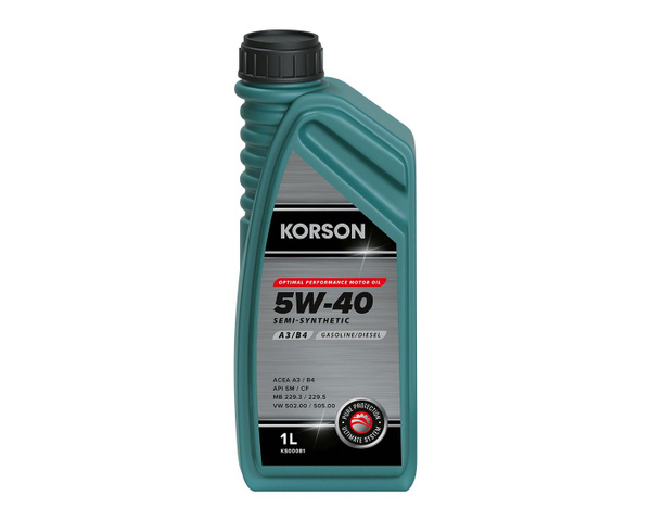 Масло моторное KORSON 5W-40 Полусинтетическое - купить в интернет ...