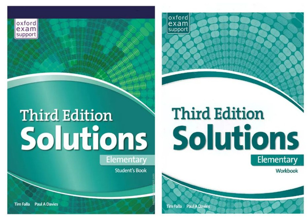 Solutions (3rd edition) Elementary: Student Book + Workbook + CD диск - купить с доставкой по ...
