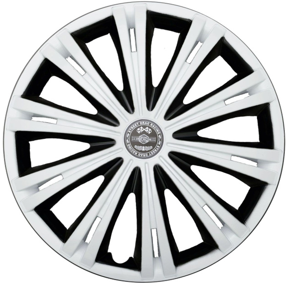 Колпаки на колеса STAR GIGA белая SUPER BLACK R13, комплект 4шт, на ...