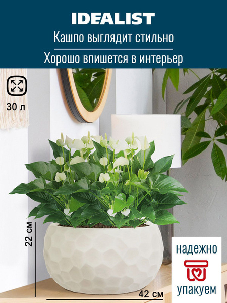 Кашпо для цветов, цветочный горшок, большой, для комнатных растений ...