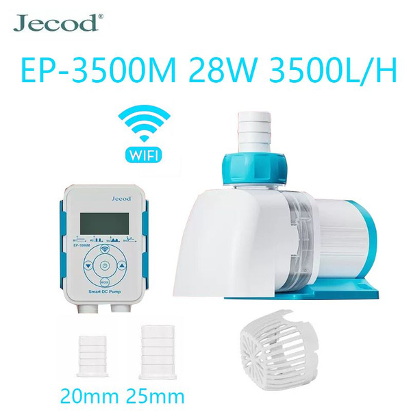 Циркуляционный водяной насос с преобразованием частоты Jebao jecod EP-3500M 28 Вт 3500Л / ч ...
