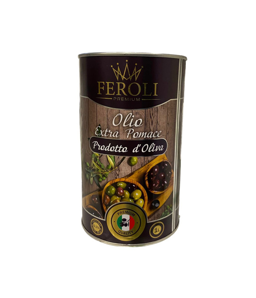 Масло оливковое нерафинированное FEROLI EXTRA POMACE Италия, 1 литр ...