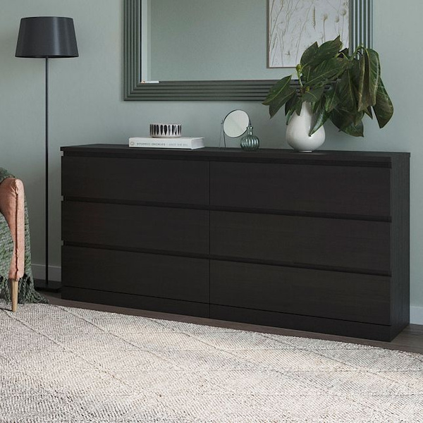 Комод ШВЕДСКИЙ СТАНДАРТ Комод_ВАРМА 6 Д, 160.3x40x77.5 см, 6 ящ ...