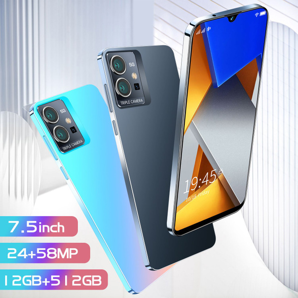 Смартфон T1 pro бытовой тонкий музыкальный телефон 12&512 S12-S10*18 ...
