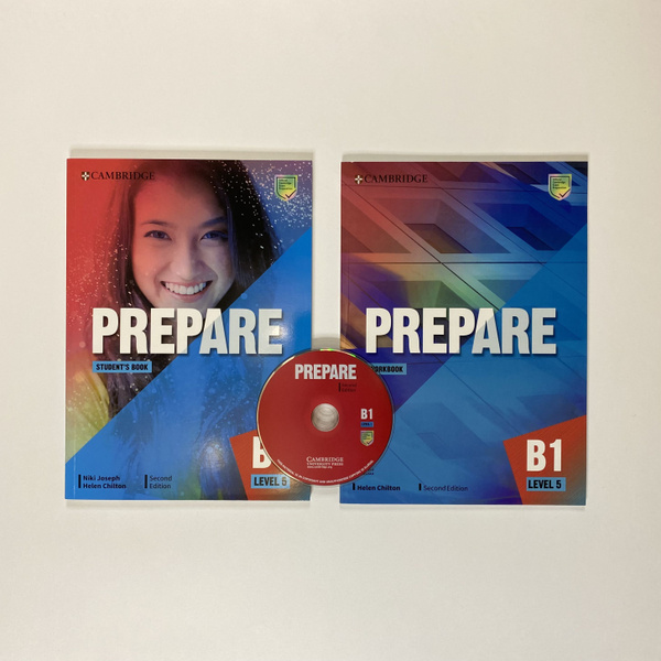 Prepare B1 level 5 Second Edition, Student book + workbook + CD ( учебник, раб.тетрадь и диск ...