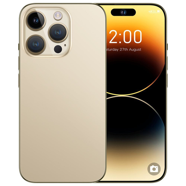 Смартфон 7,3-дюймовый i 14 promax, сеть 5G, объем памяти , беспроводная ...