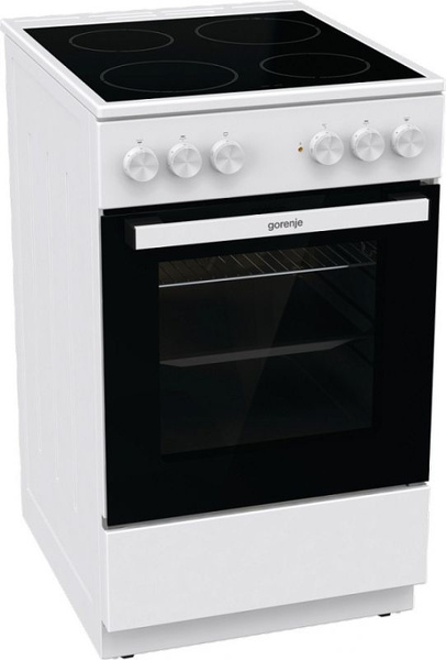 Электрическая плита Gorenje GEC5A12WG-B, стеклокерамическая, 4 зоны ...
