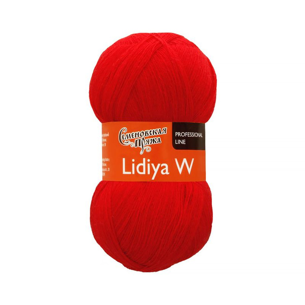Пряжа Семеновская МШФ _LidiyaWool 100% шерсть 100 г 1613 м 90213 ; карм ...