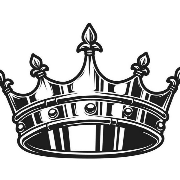 Термонаклейка на все виды и любой цвет одежды (DTF) Корона, Арт купить на OZON по низкой цене ...