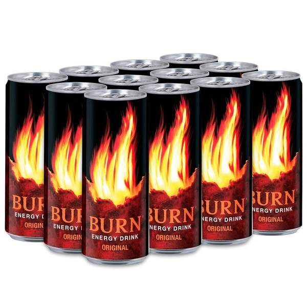 Энергетический напиток Burn Original (Берн) 0,25 х 12шт. - купить с ...