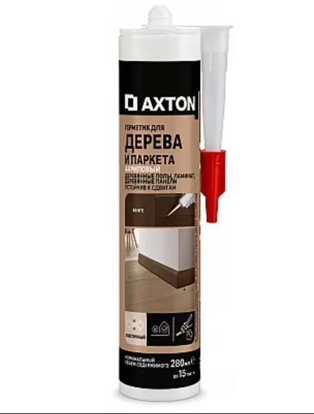 Акриловый Герметик Axton, Для дерева, черный - купить по низким ценам в ...