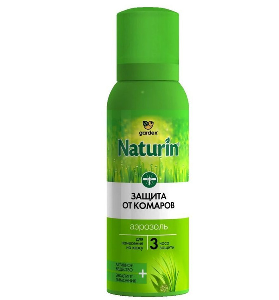Gardex Спрей Naturin Защита от коморов Эвкалипт Лимонник 100 мл ...
