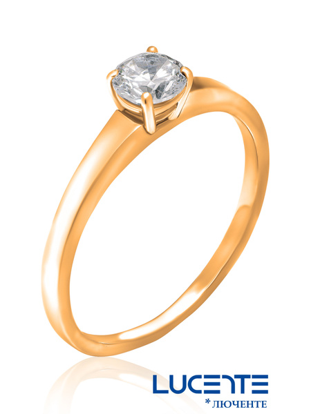 Lucente Кольцо Серебро позолоченное 925 пробы - купить с доставкой по выгодным ценам в интернет ...