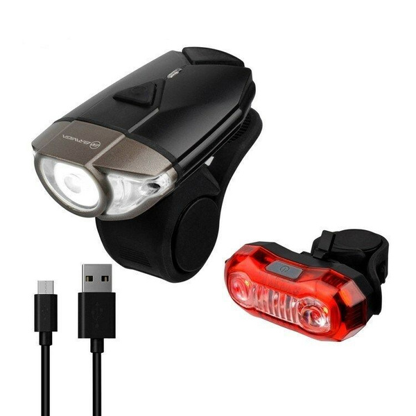 Комплект фонарей Briviga USB Bike Light Set: Передний фонарь Briviga ...