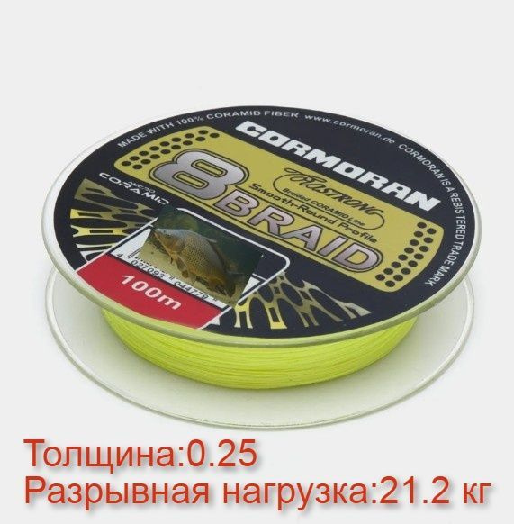 Плетеный шнур для рыбалки Свияга, 100 м купить c доставкой на OZON по ...