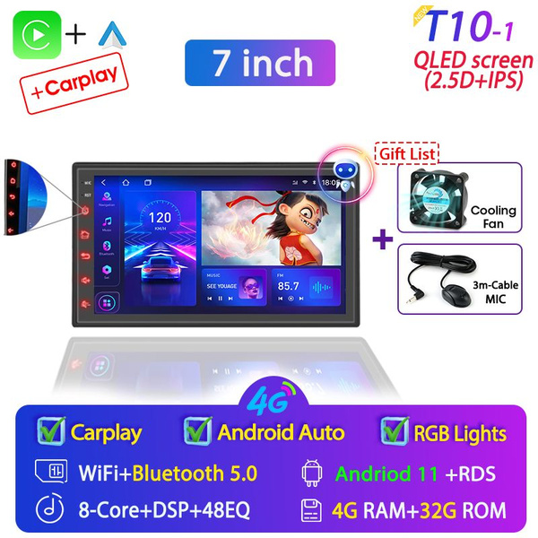 Srnubi Android 11, 8-ядерный процессор, QLED экран, DSP, 4G модем ...