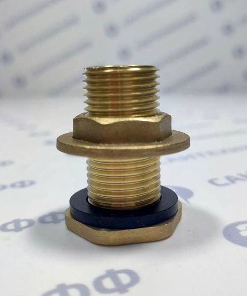 Отвод из бака 3/4" в сборе, латунь, УТ000060040 - купить по выгодной ...