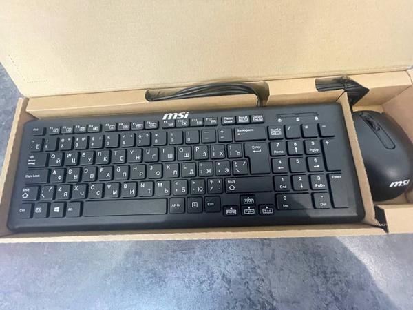 Набор клавиатура проводная MSI SK-9626+ мышь MSI SM-9023 купить по выгодной цене в интернет ...
