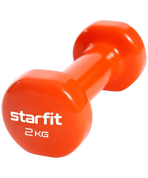 Гантели Starfit УТ-00018823, 1 шт. по 2 кг, оранжевый - купить по ...