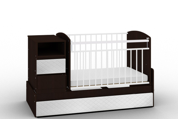 Вторая часть от кровати "Дива Премиум" - бока от тумбочки, кровати ...