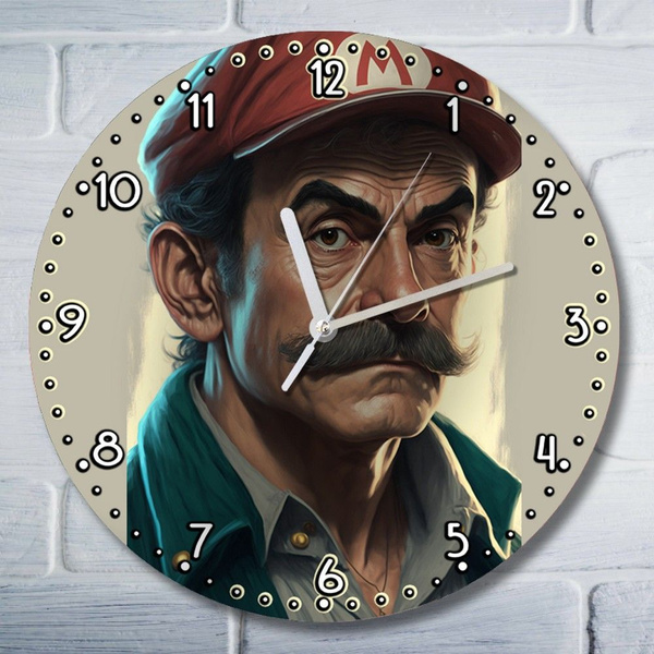 Характеристики Настенные часы УФ "игра Super Mario (Реалистичный Супер ...