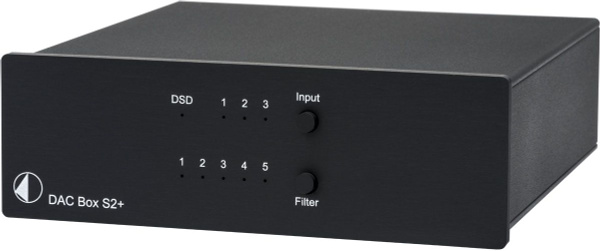 Цифро-аналоговый преобразователь Pro-Ject, DAC Box S2 PLUS BLACK ...