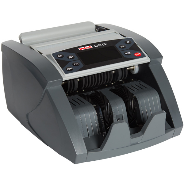 Счетчик банкнот DoCash 3040 UV, рубли, детекция купюр, 1300 банкнот в минуту, емкость карманов ...