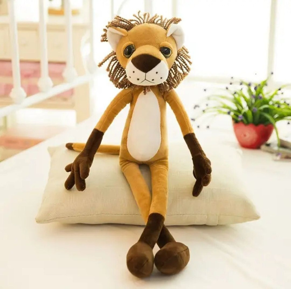 Мягкая игрушка лев 80 см Длинноногий львенок Leggy Leo Мягкий зоопарк ...