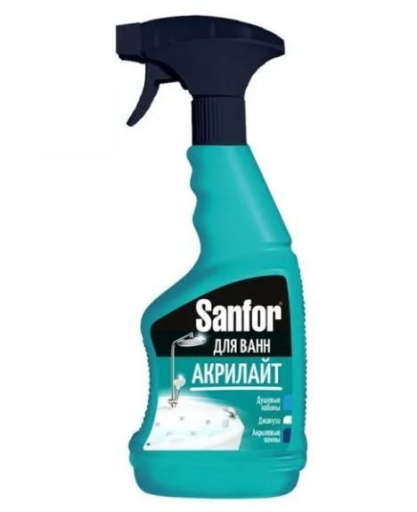 Sanfor Спрей-пена для ванн, Акрилайт, 500 мл - купить с доставкой по выгодным ценам в интернет ...