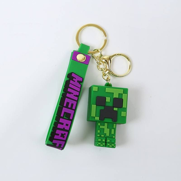 Брелок на ключи minecraft майнкрафт крипер - купить с доставкой по ...