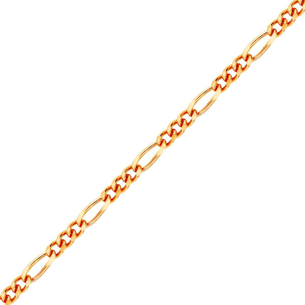 585GOLD Цепочка Золото красное 375 пробы, плетение Фигаро - купить с ...
