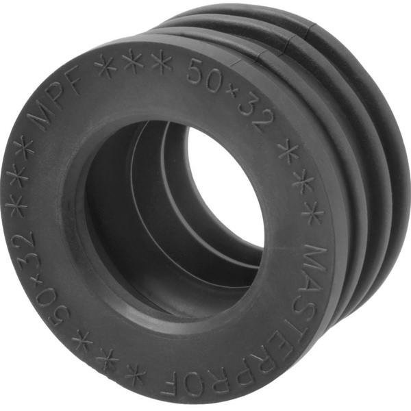 Манжета для канализации уплотнительная сантехническая Masterprof ТЭП 50х32, MPF, черный - купить ...