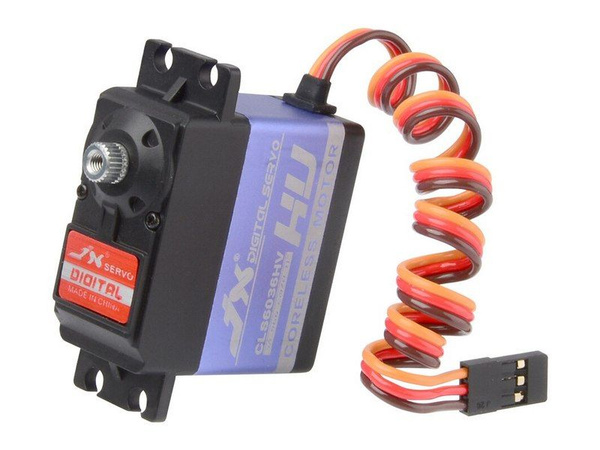 Сервомашинка цифровая JX Servo 60г/35.6/0.11/7.4V Ecoboost CLS6036HV - купить с доставкой по ...