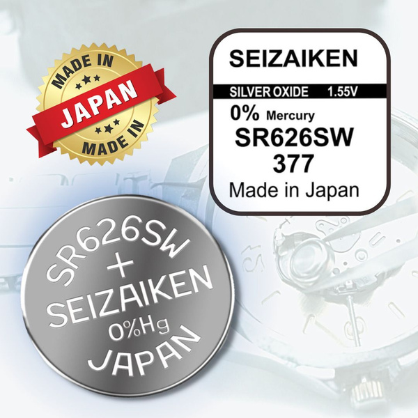 Батарейка SEIKO SEIZAIKEN (SR626SW) 377 1 шт. - купить с доставкой по ...