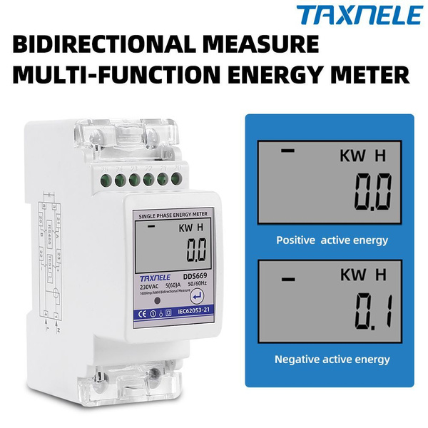 Счетчик электроэнергии Taxnele Dds669 Single Phase Energy Meter