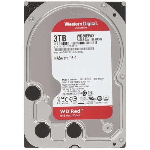 3 ТБ Внутренний жесткий диск Western Digital Red IntelliPower (WD30EFAX ...